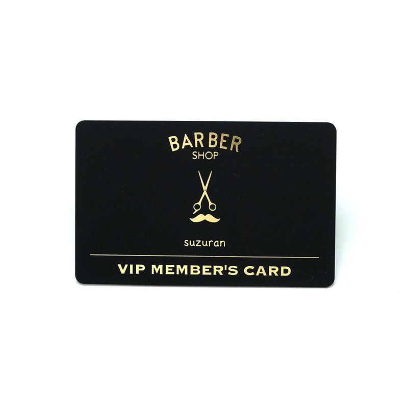 BARBER SHOP suzuran 様 VIP会員カード | プラスチックカード印刷・作成の専門店 バズ・プランニング